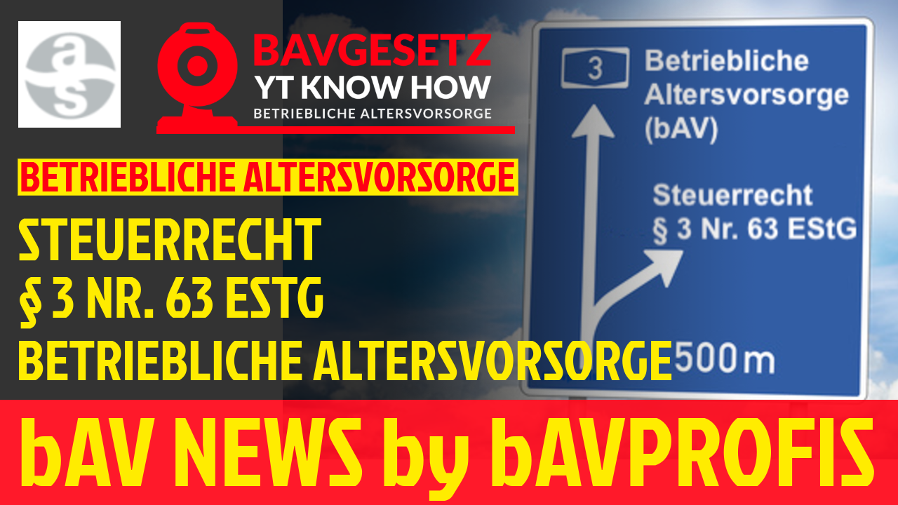 BETRIEBLICHE ALTERSVORSORGE | DAS BILDER ABC DER BAV